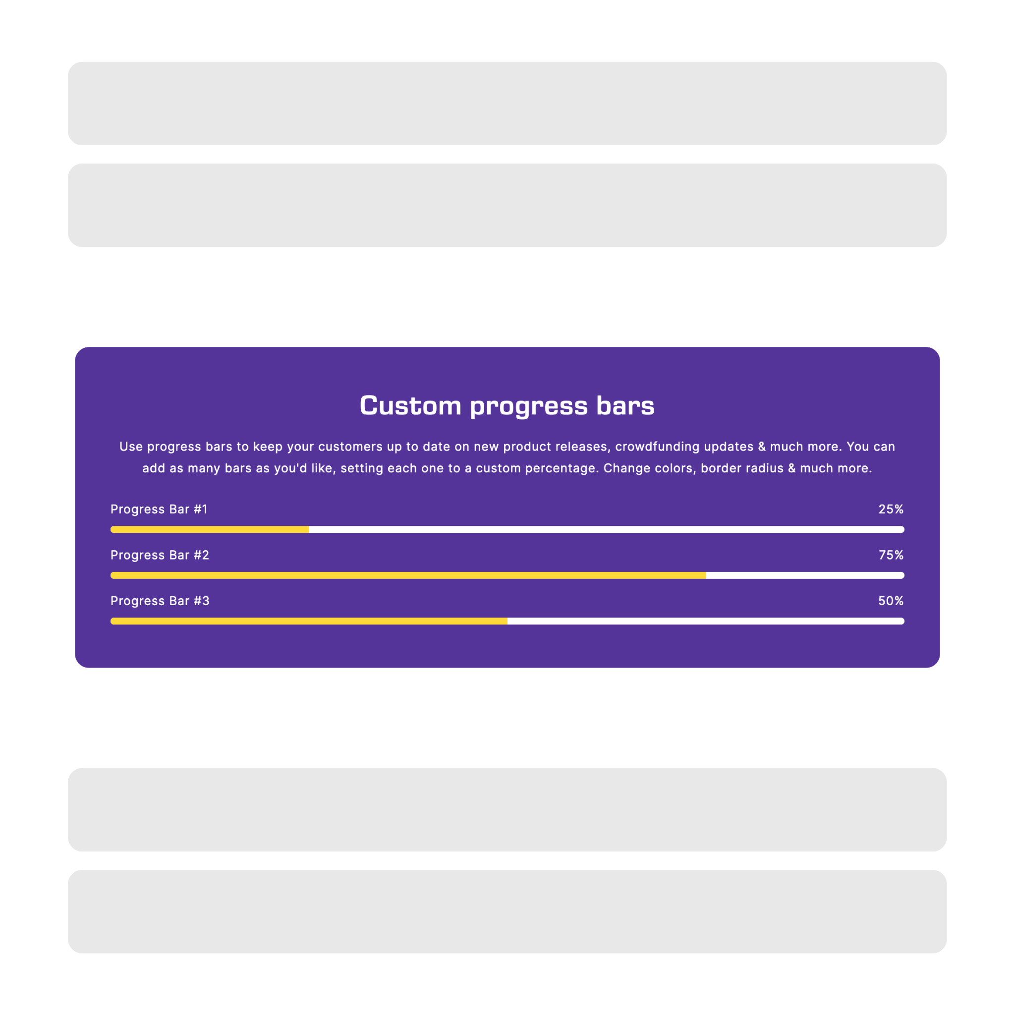 Progress Bars – BrandStack